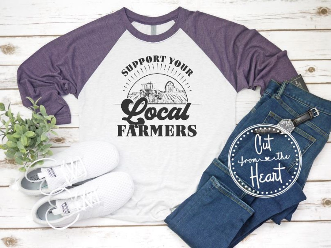 Support Local Farmers Unisex Shirt, Farmers Market Tee - Etsy