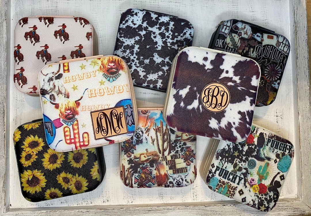 Western Jewelry Box, Western Mother's Day Gift, Retro Rodeo Jewelry Box ...