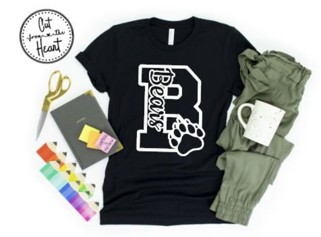 School Spirit Shirts, Go Bears School Pride Shirt, School Spirit Team ...