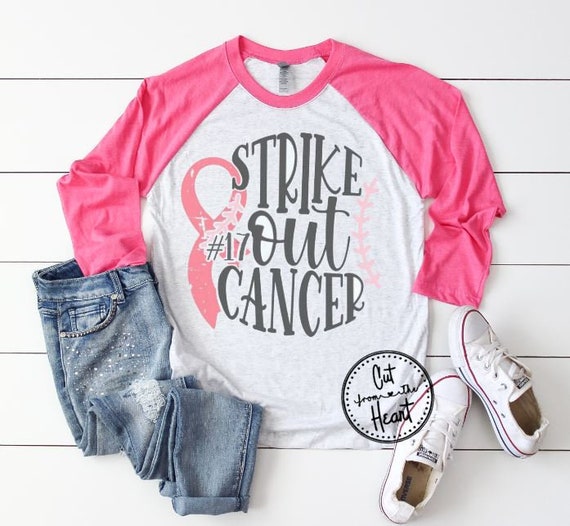 Breast Cancer Baseball or Softball Shirt Pink Out Night - Etsy