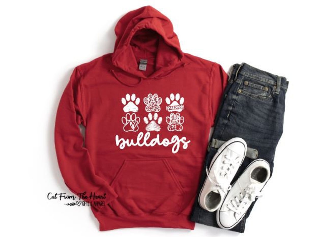 Team Spirt Shirts Bulldogs, Go Bulldogs, Custom School Mascot Shirt ...