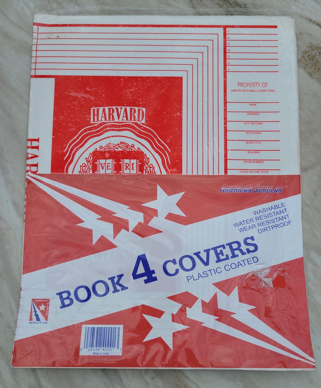 Vintage University College Book Covers (4) - Etsy