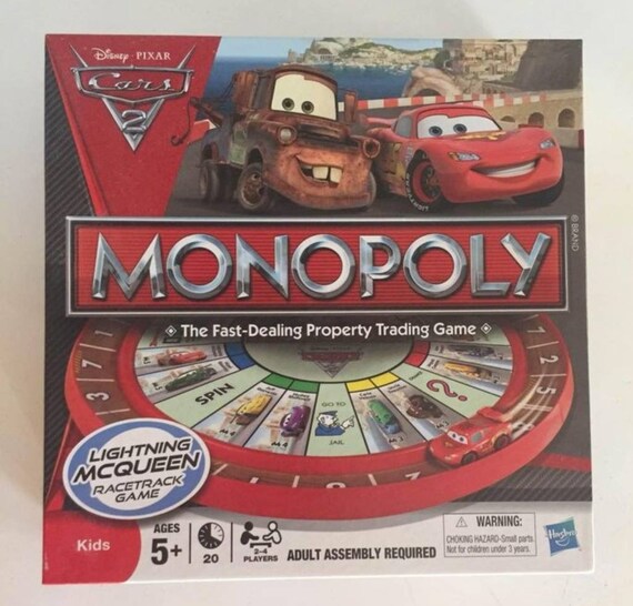 Cars Monopoly Board Game LIKE NEW - Etsy