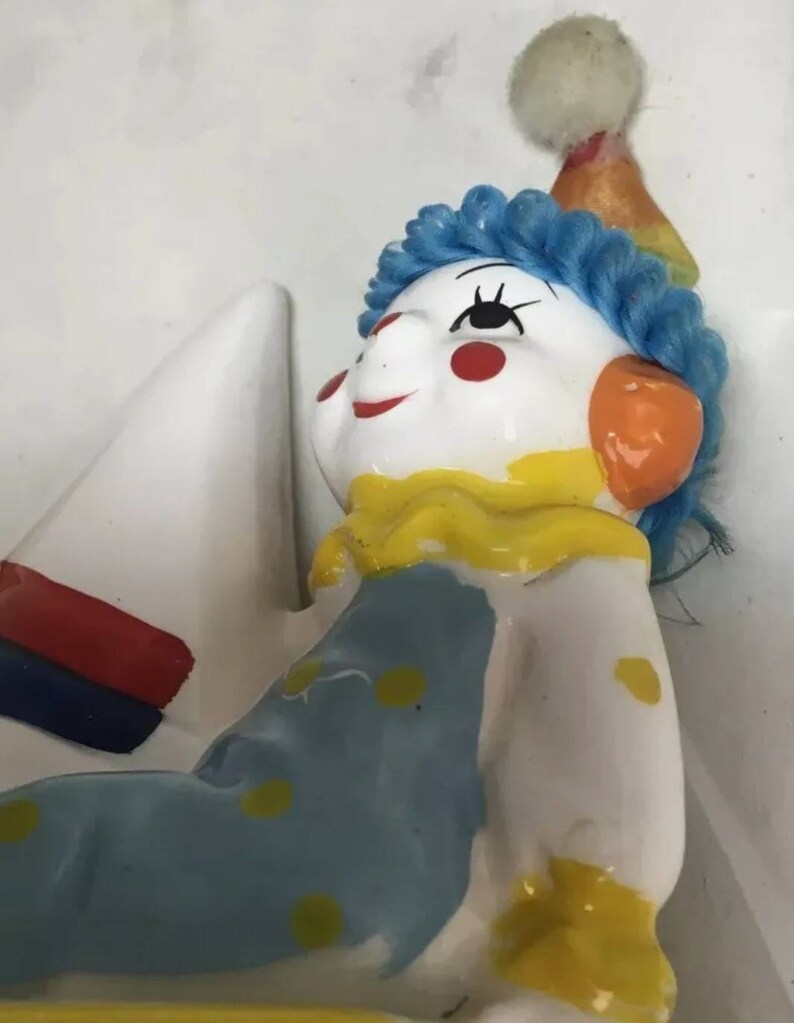 Vintage 1950 Ceramic Clown Sailboat Banks - Etsy