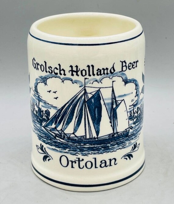 Grolsch Holland Beer Stein Blauw Delfts Royal Distel - Etsy