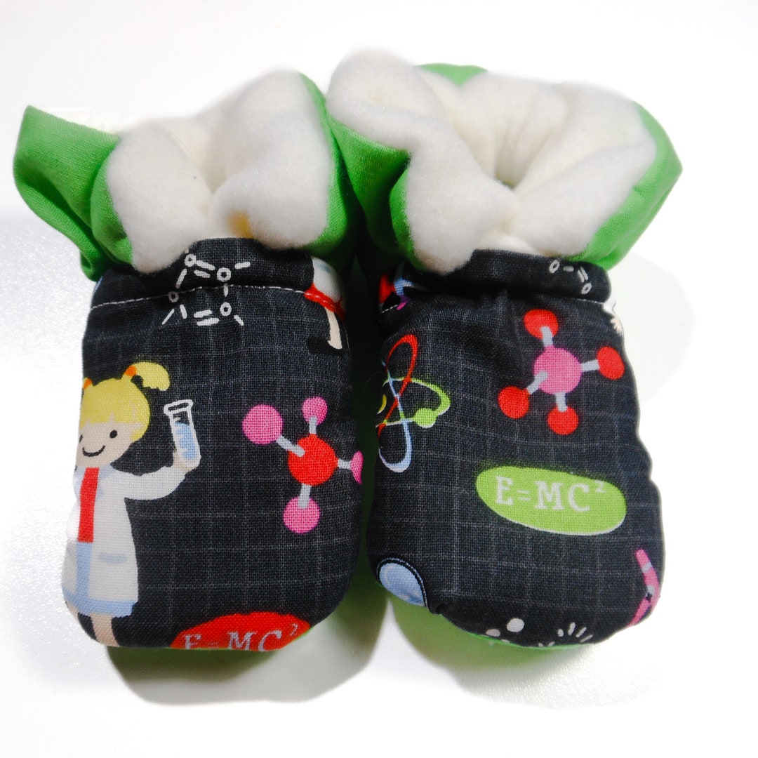 Science Girl Baby Booties (fits Most 0 - 18 Months) - Etsy