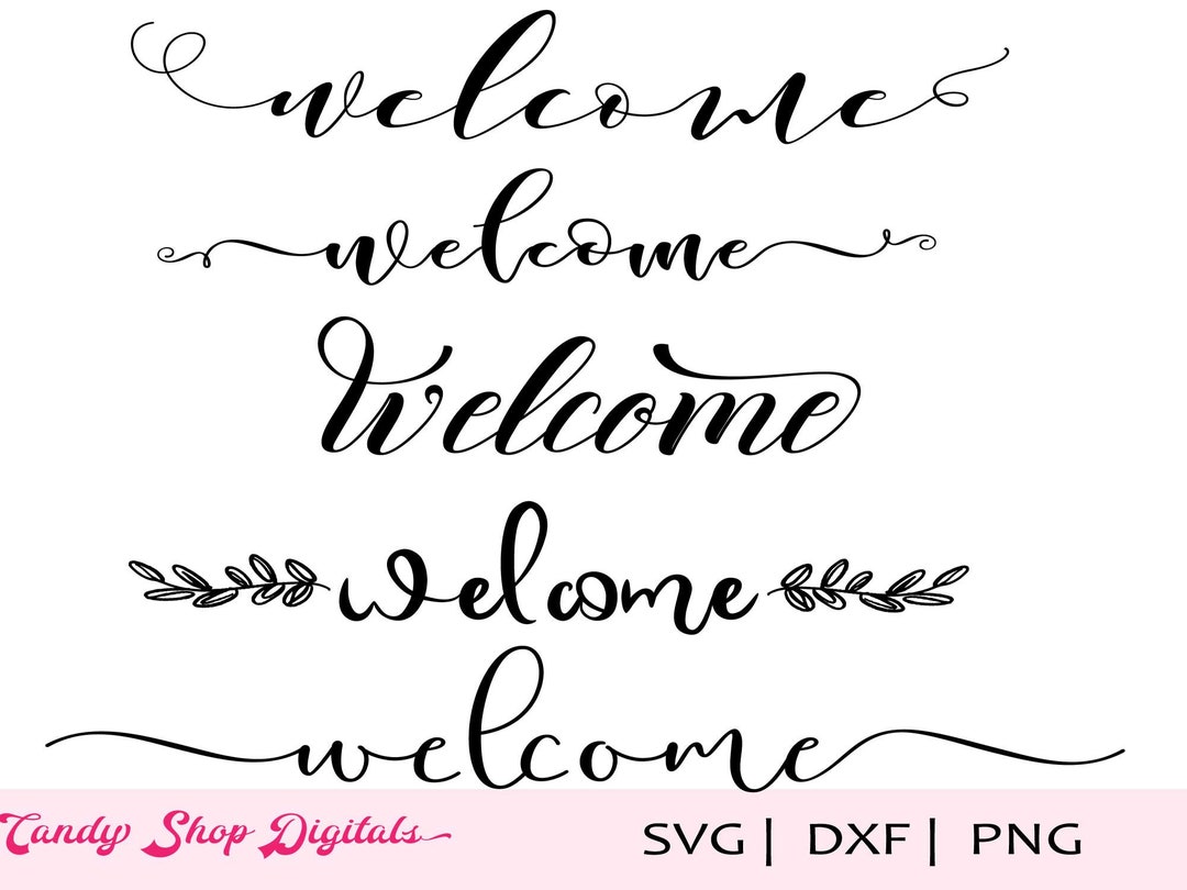 Welcome Sign SVG Bundle | Welcome SVG Cut Files |welcome Sign SVG - Etsy
