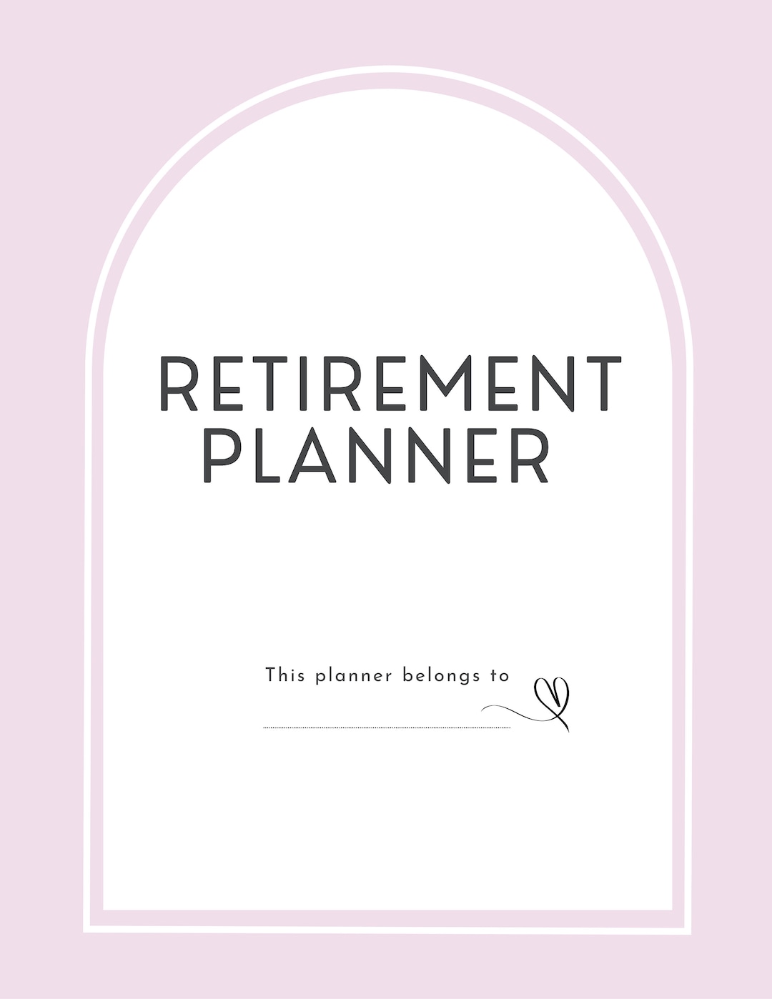 Retirement Planner, Printable Planner, Financial Planner, Retirement ...