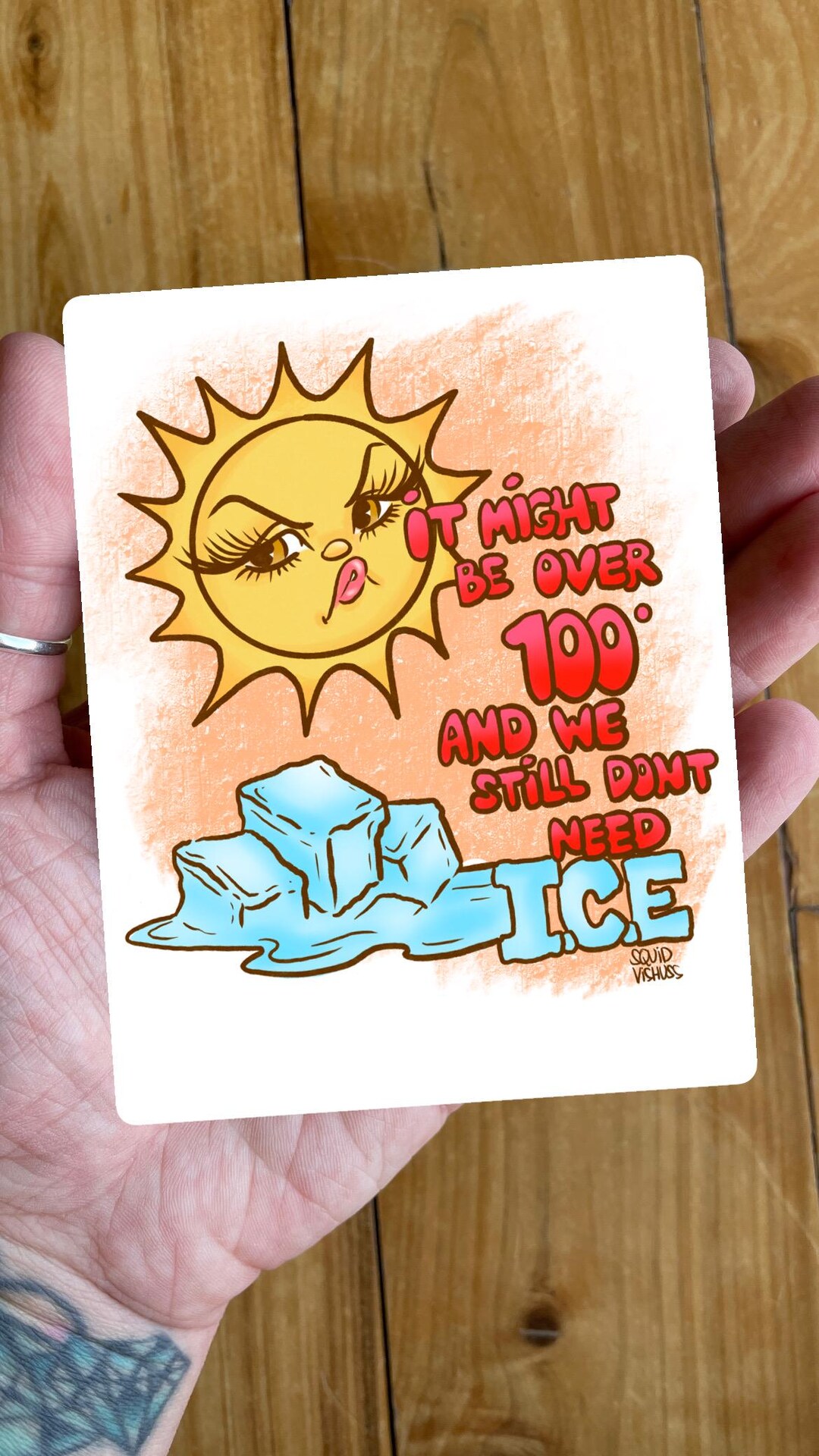 3” Melt Sticker - Etsy