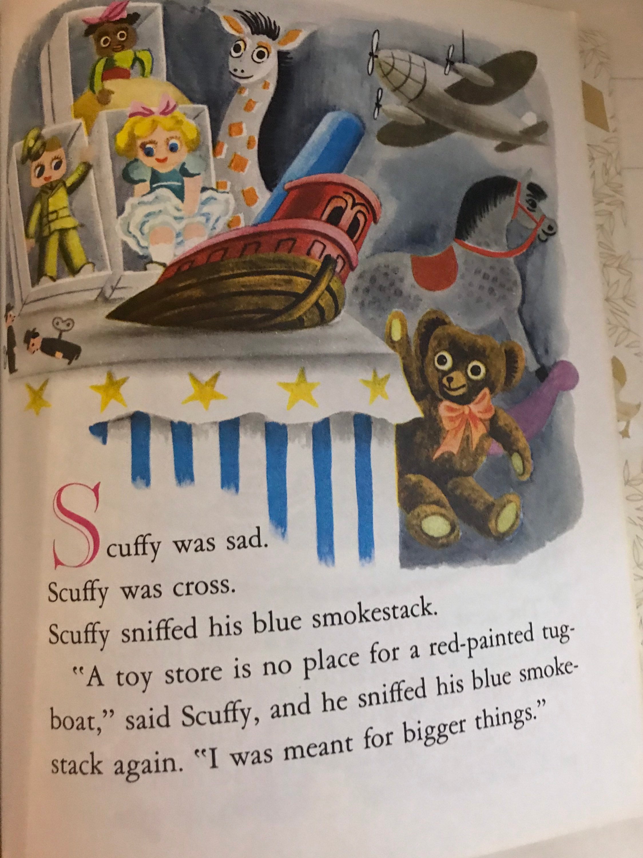 Scuffy the Tugboat Little Golden Book Hardcover Circa - Etsy