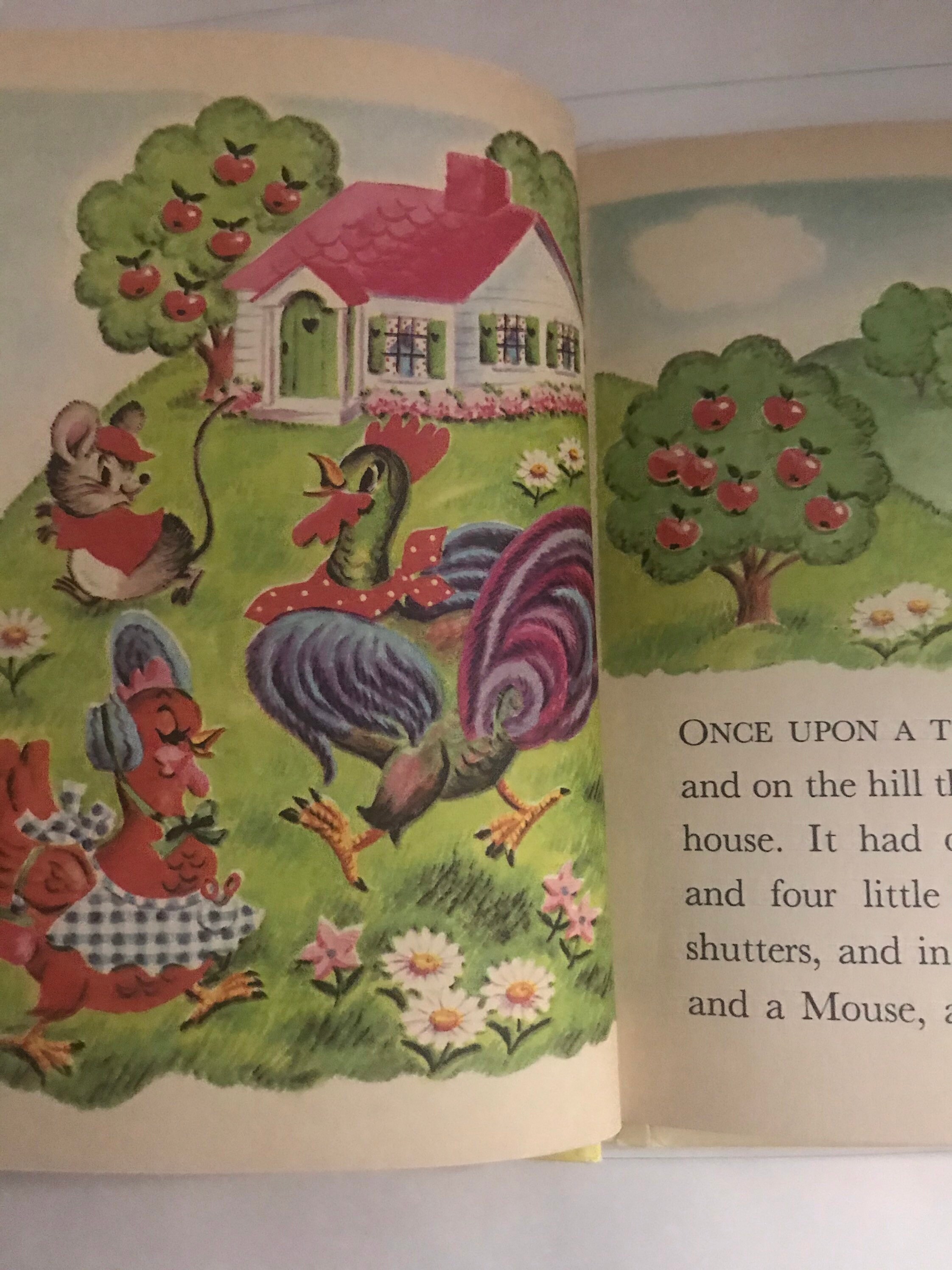 1960 the Cock the Mouse and the Little Red Hen Children's - Etsy