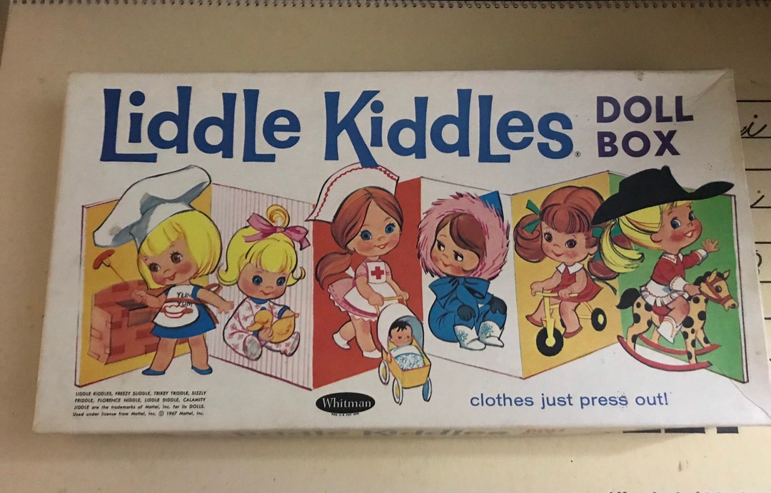 1967 Vintage Original Liddle Kiddles Doll Box of 6 Paper Dolls - Etsy