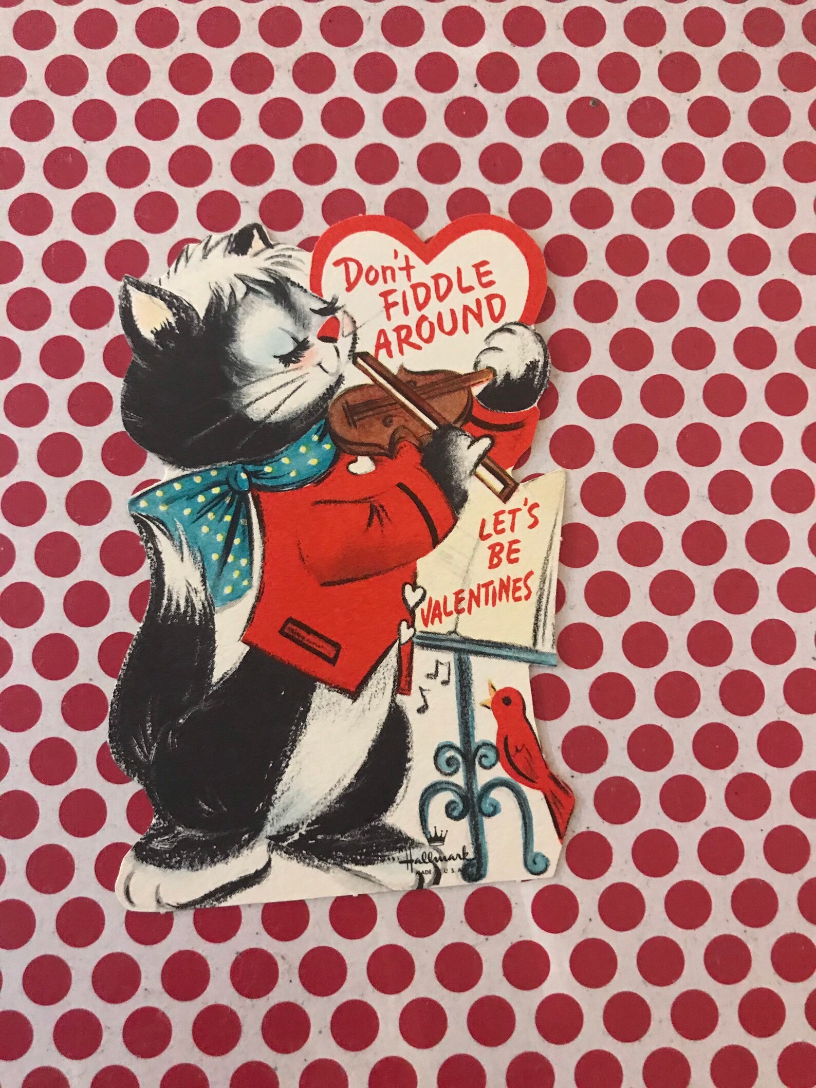 Skunk Dressed in Jacket Playing a Fiddle Violin Apomorphic 1950's ...