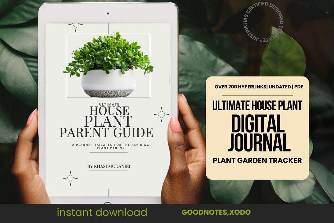 Ultimate House Plant Digital Planner Undated Indoor Plant Vertical Care ...