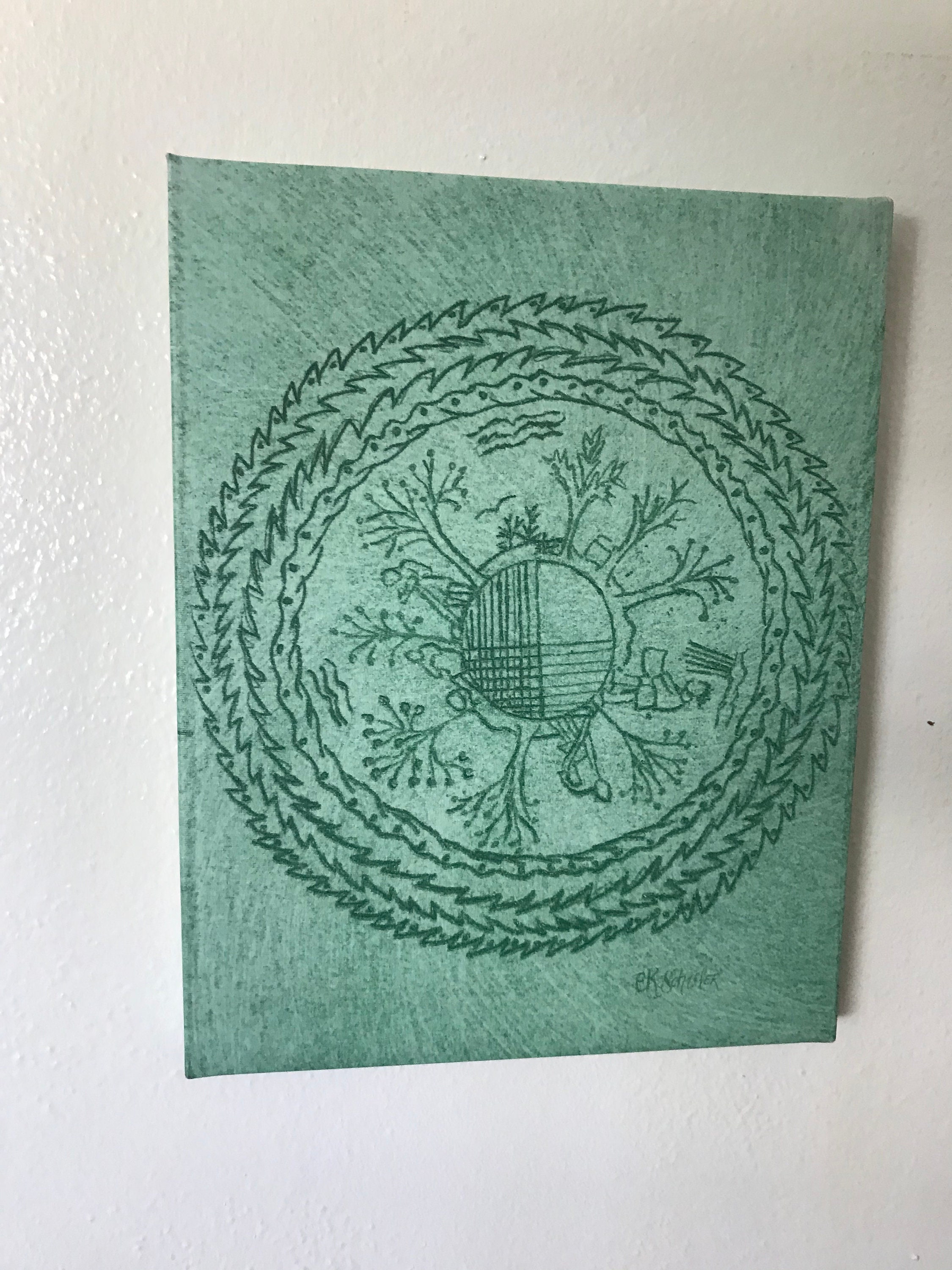 Hildegard Von Bingen the Earth Canvas Print - Etsy