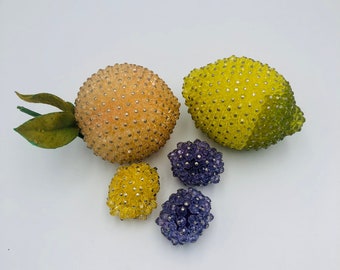 Beaded Fruit Set - Etsy