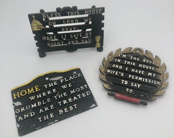 Cast Metal Sign - Etsy