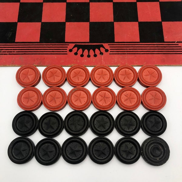 Red Checkers - Etsy