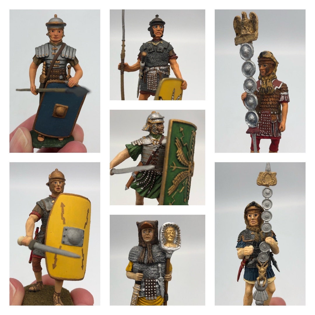 Choix de figurines militaires miniatures peintes à la main soldats 54 ...