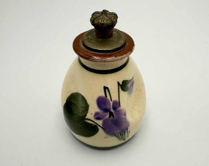 Vintage Perfume Bottle - Toogoods Devon Violets - Hand Painted - Crown ...
