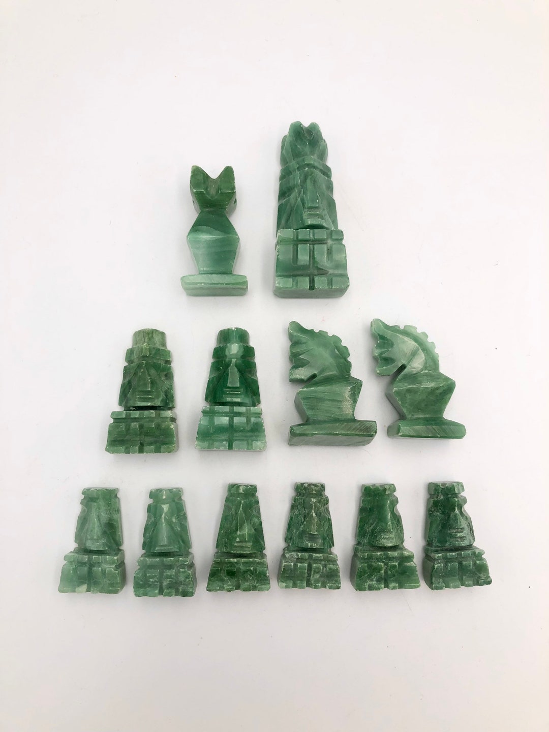 Vintage Choice of Chess Replacement Pieces Hand Carved Mexican Mayan ...