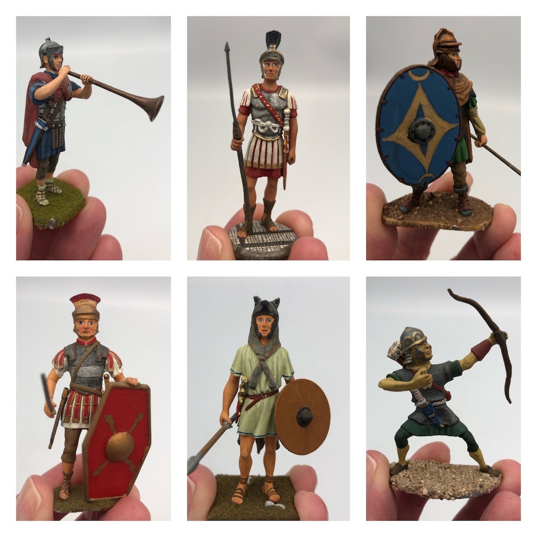 Choice of Hand Painted Miniature Military Figurines 54mm - 60mm ...