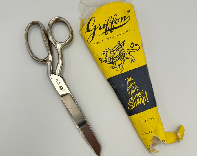 Vintage Griffon Shears Scissors - Model 9118 - Made in Italy - Original ...