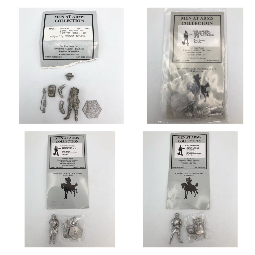 Vintage Choice of Miniature Militia Kits New Hope Design 54mm Figurines ...