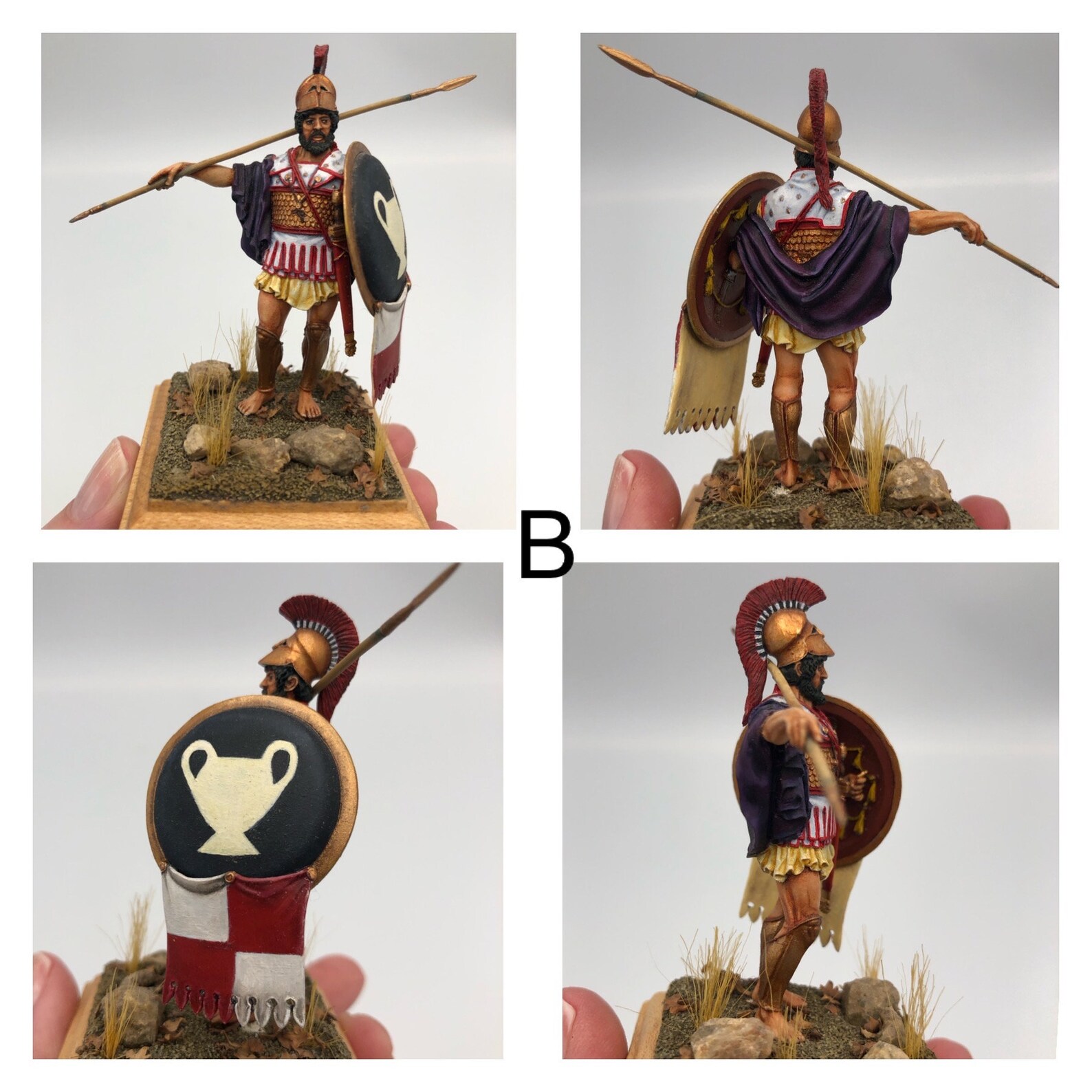 Choice of Hand Painted Miniature Military Figurines 54mm - 60mm ...