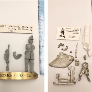 Vintage Choice of New Hope Design Men at Arms Miniature Militia Kits ...