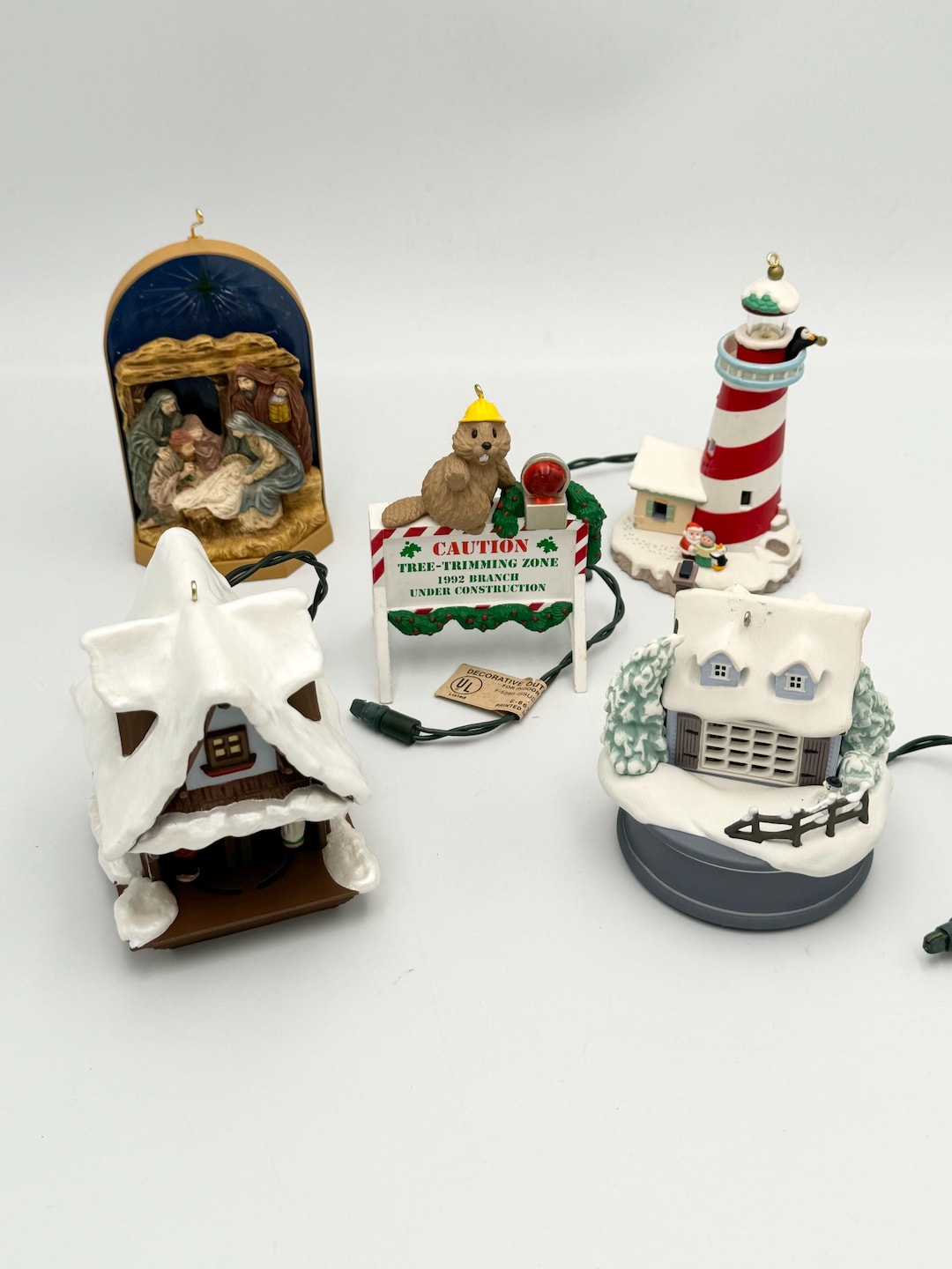 Vintage Choice of HALLMARK Christmas Light up Ornaments - Retired ...