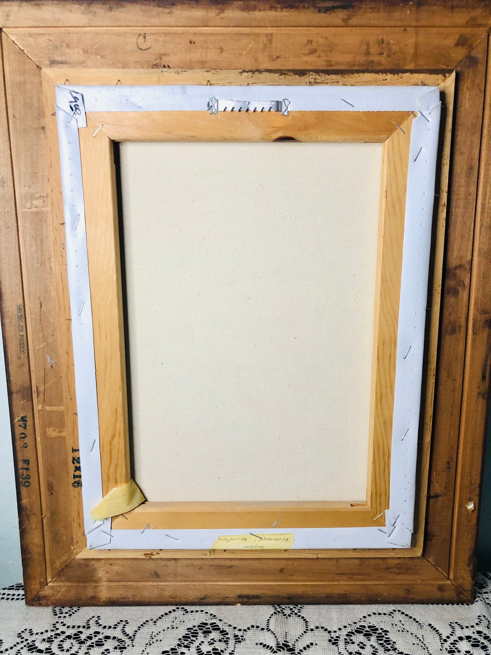 Vintage C Carson Serigraph Painting on Canvas Carsons Toy Shop | Etsy