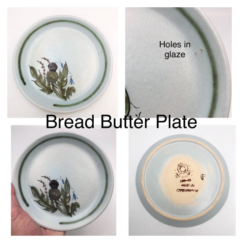 Vintage Choice of Buchan Thistle Pattern Scottish Pottery - Mid Century ...