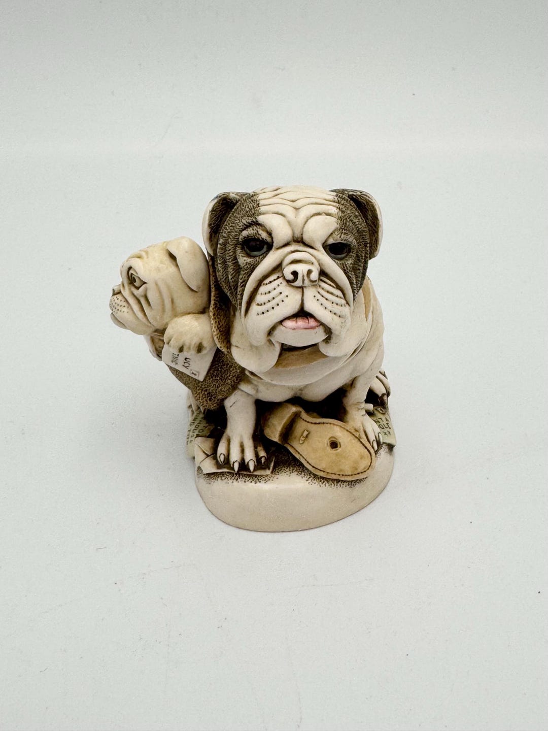 Vintage BULLDOG Figurine - Harmony Kingdom Dead Ringer - Hidden ...