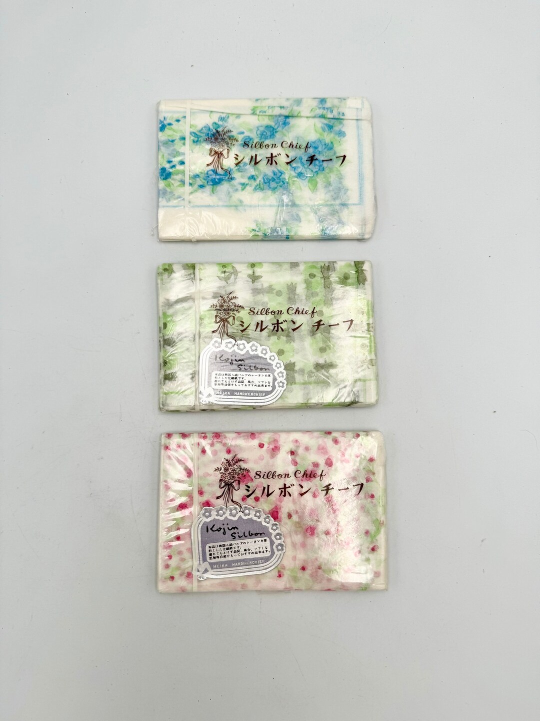 Vintage Kojin Silbon Chief Rayon Paper Silk Effect Napkins - Meika ...