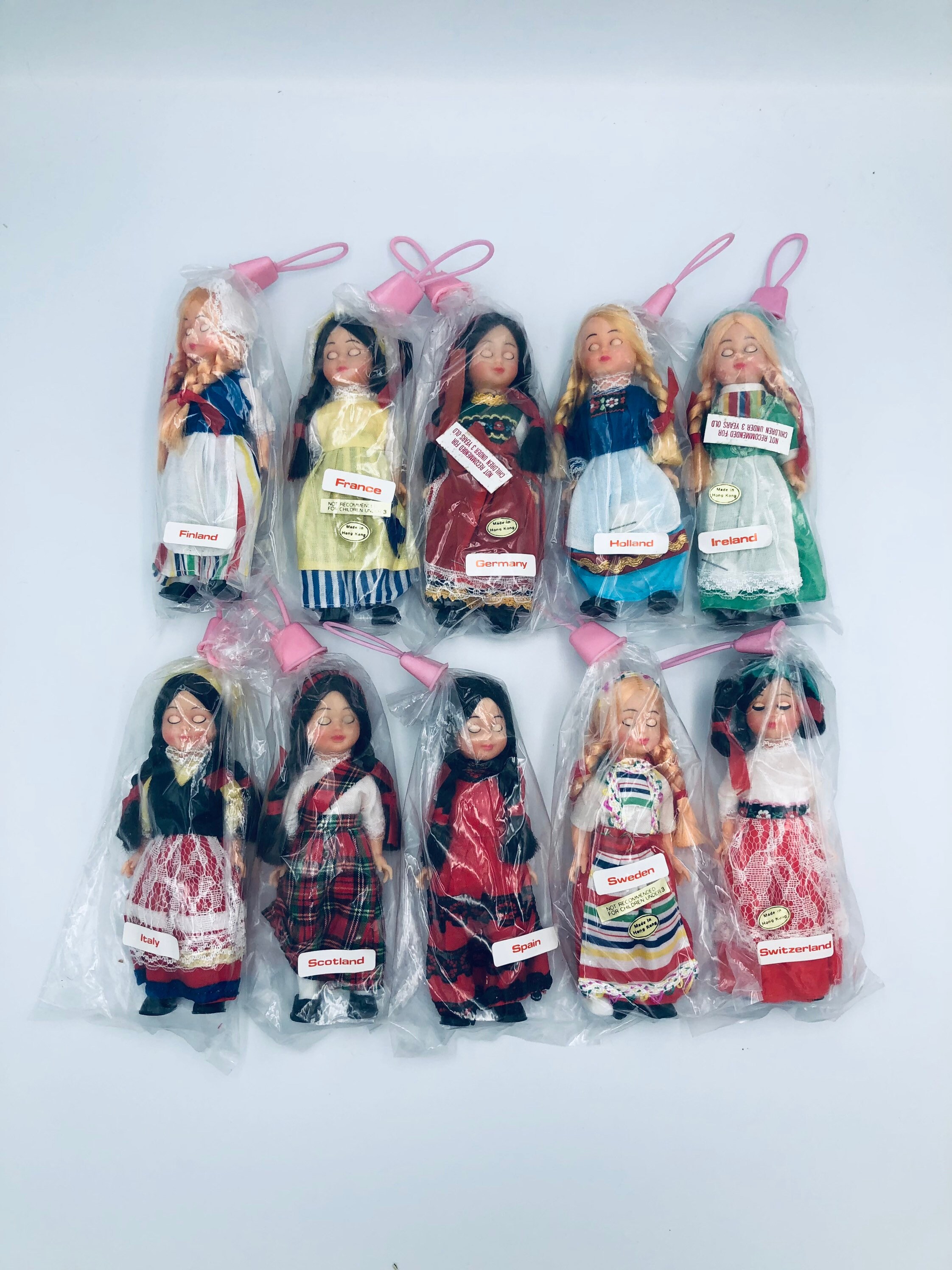 Vintage Choice of Doll From Around the World Sleepy Eyed Vintage Choice of Doll From Around the World Sleepy Eyed