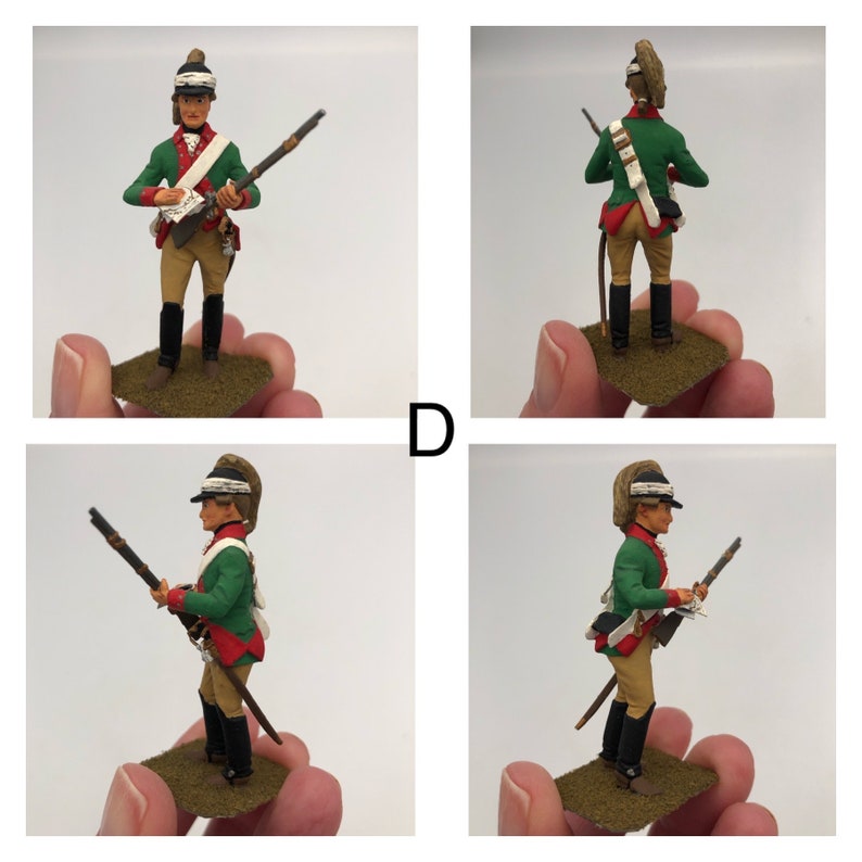 Choice of Hand Painted Miniature Military Figurines 54mm - 60mm ...
