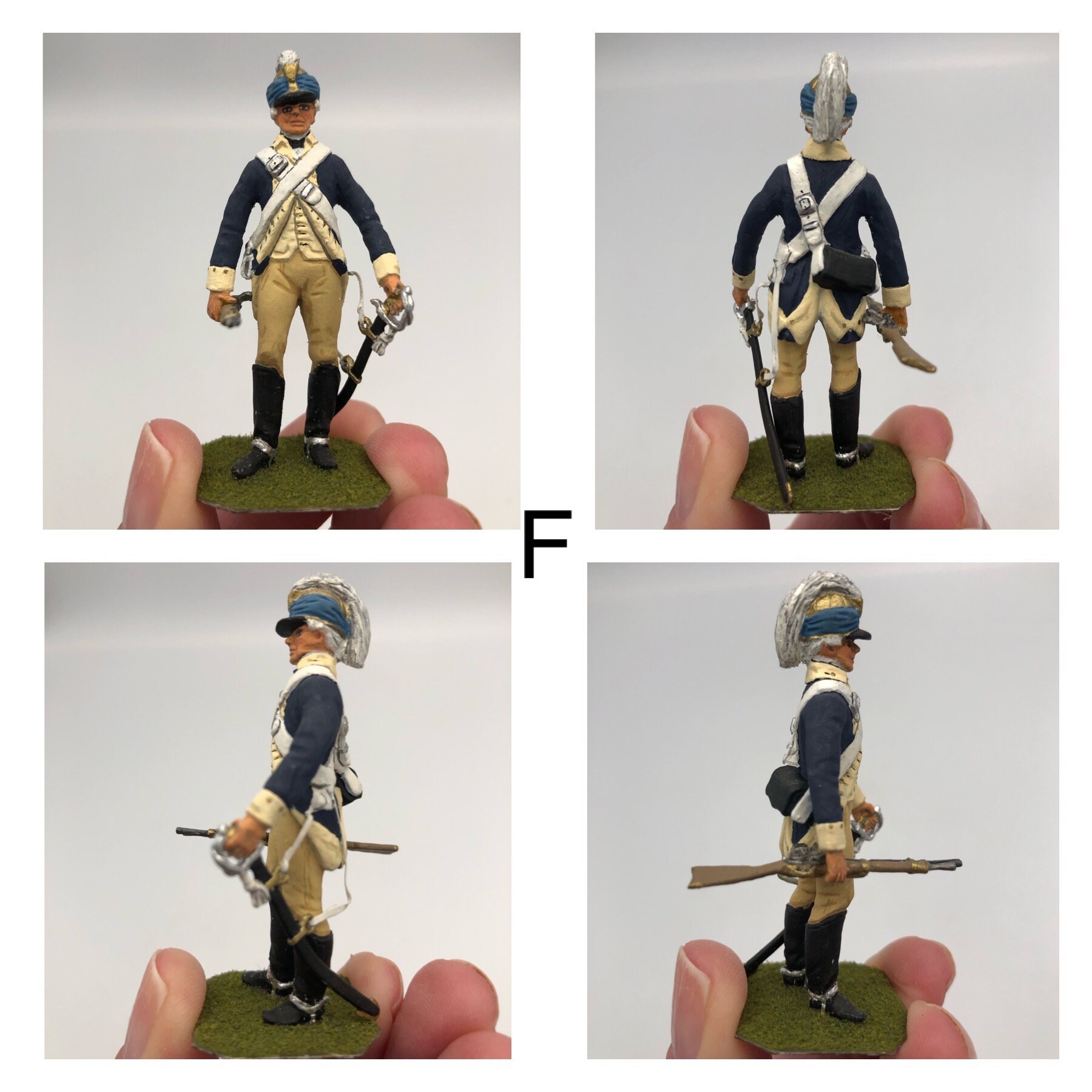 Choice of Hand Painted Miniature Military Figurines 54mm - 60mm ...