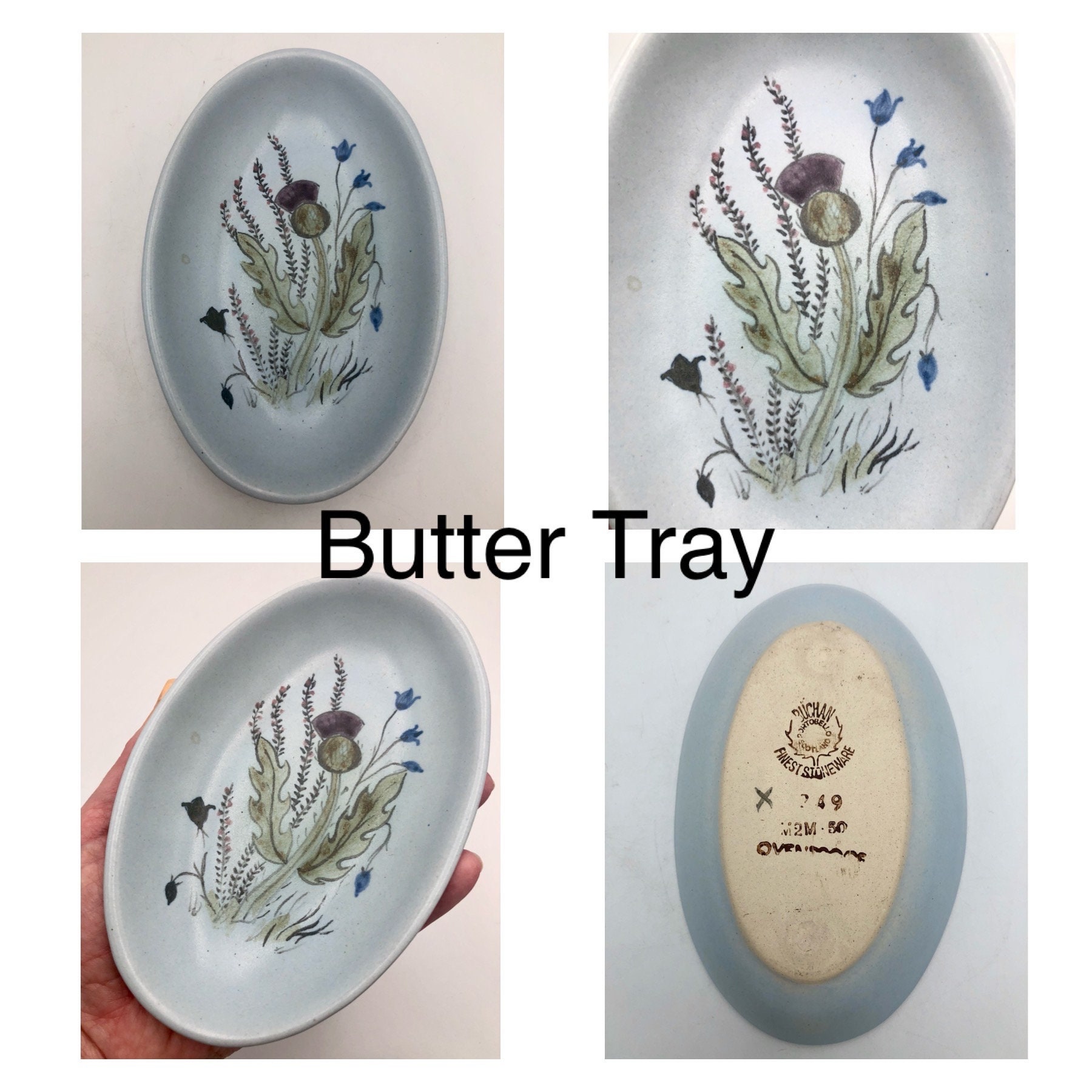 Vintage Choice of Buchan Thistle Pattern Scottish Pottery - Mid Century ...