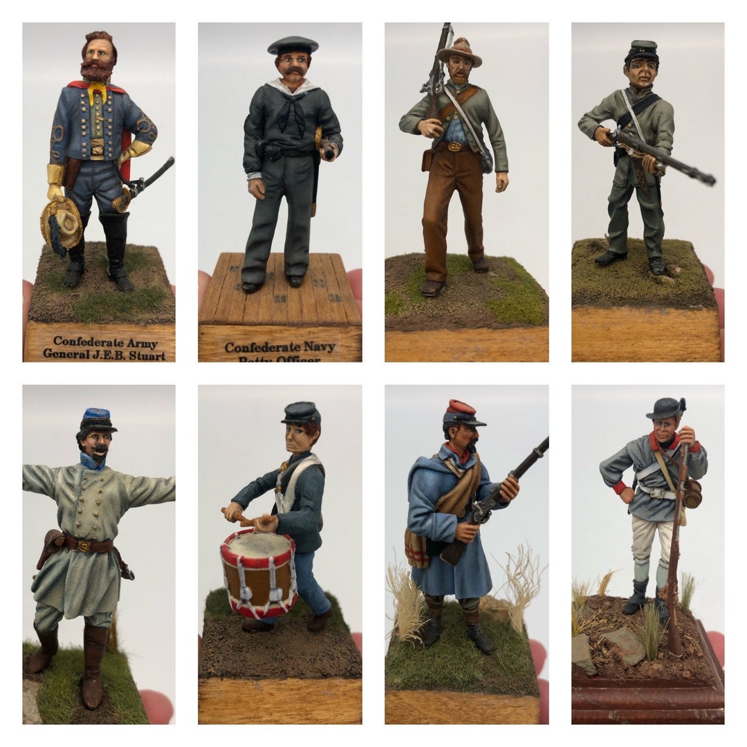 Choice of Hand Painted Miniature Military Figurines 54mm - 60mm ...
