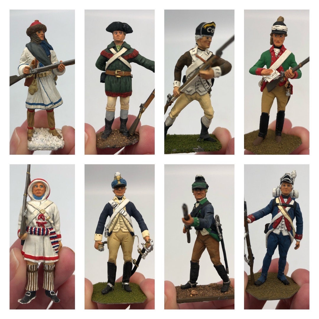 Choice of Hand Painted Miniature Military Figurines 54mm - 60mm ...