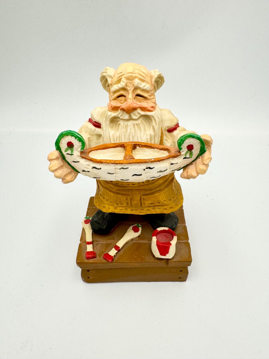Vintage David Frykman Collectible Figurine santa Crafted 1995 - Etsy