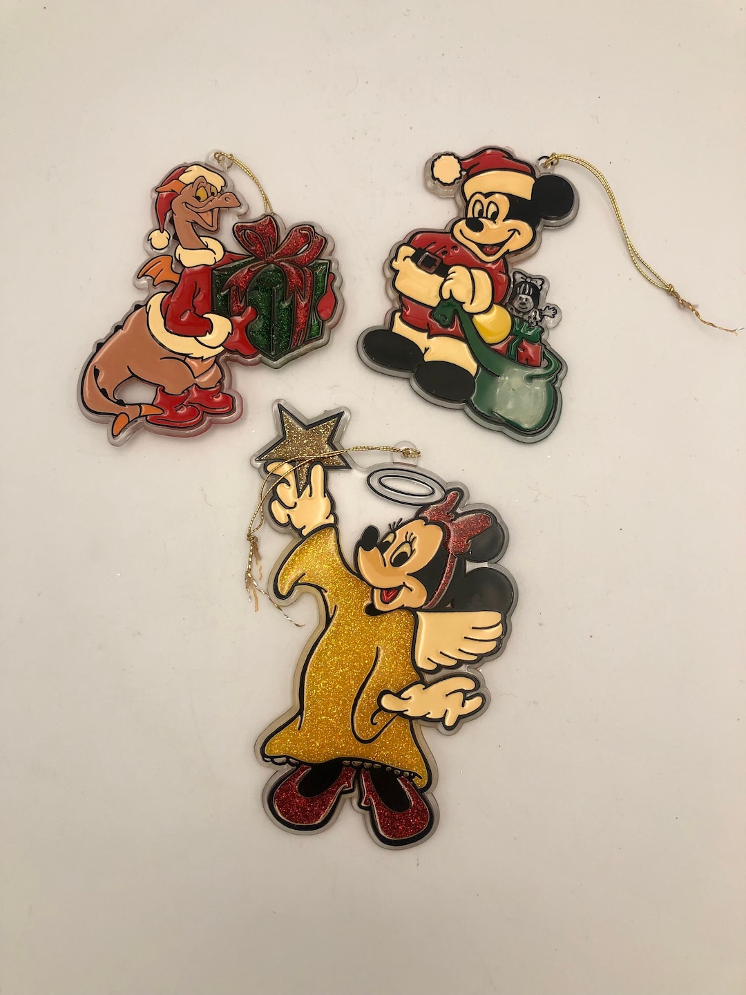 Vintage Choice of Walt Disney Acrylic Christmas Ornament - EPCOT Mascot ...