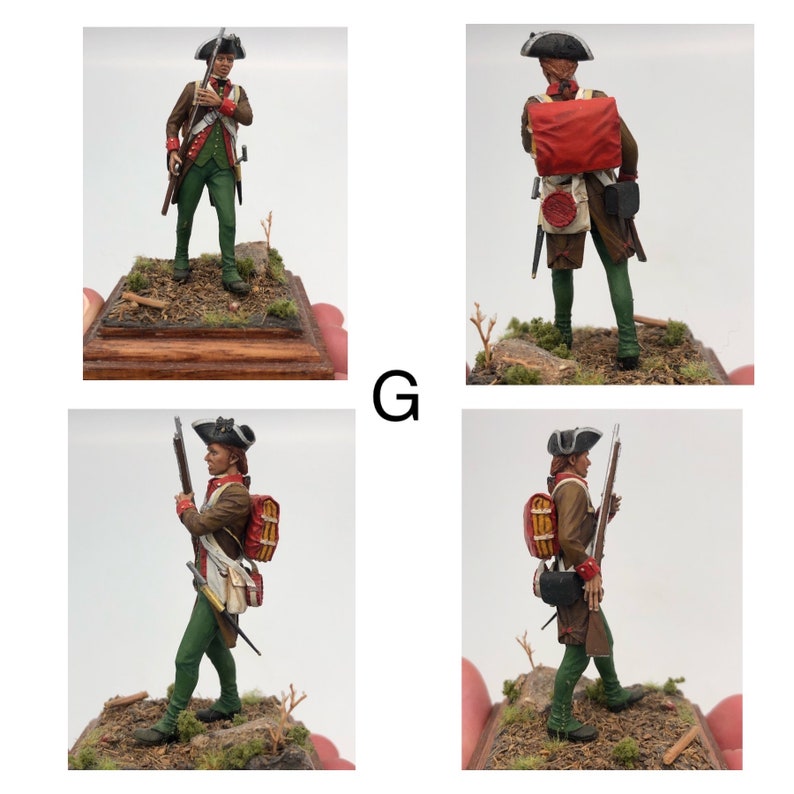 Choice of Hand Painted Miniature Military Figurines 54mm - 60mm ...