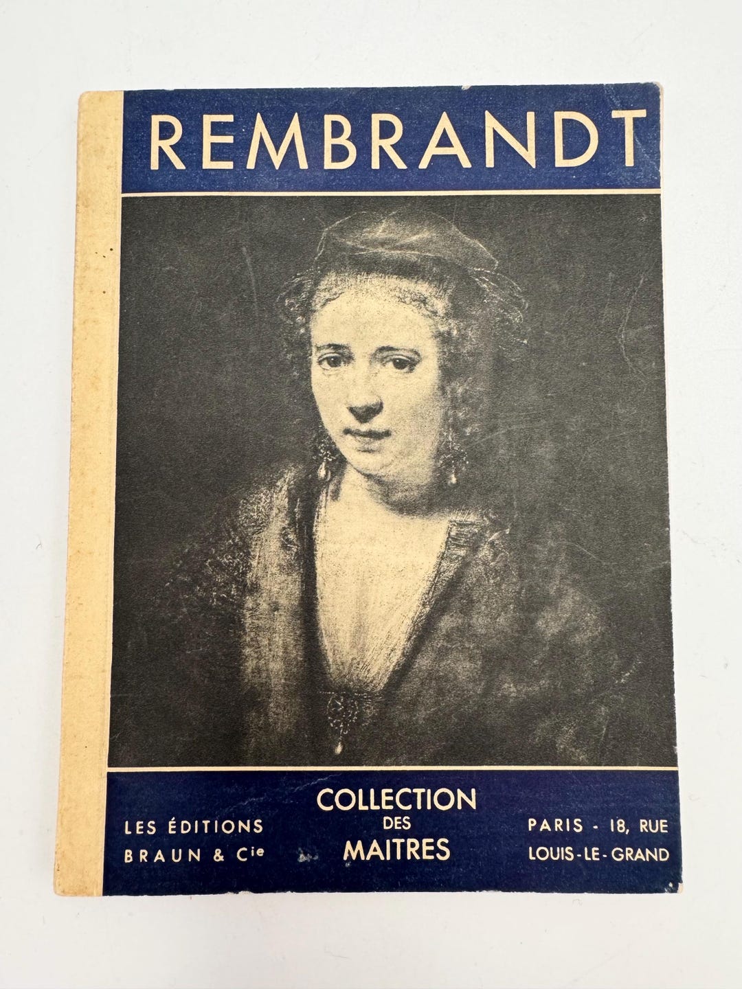 Vintage Book of Art - Rembrandt - Collection Des Maitres - Collection of Rembrandt's Paintings ...