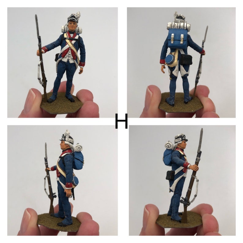 Choice of Hand Painted Miniature Military Figurines 54mm - 60mm ...