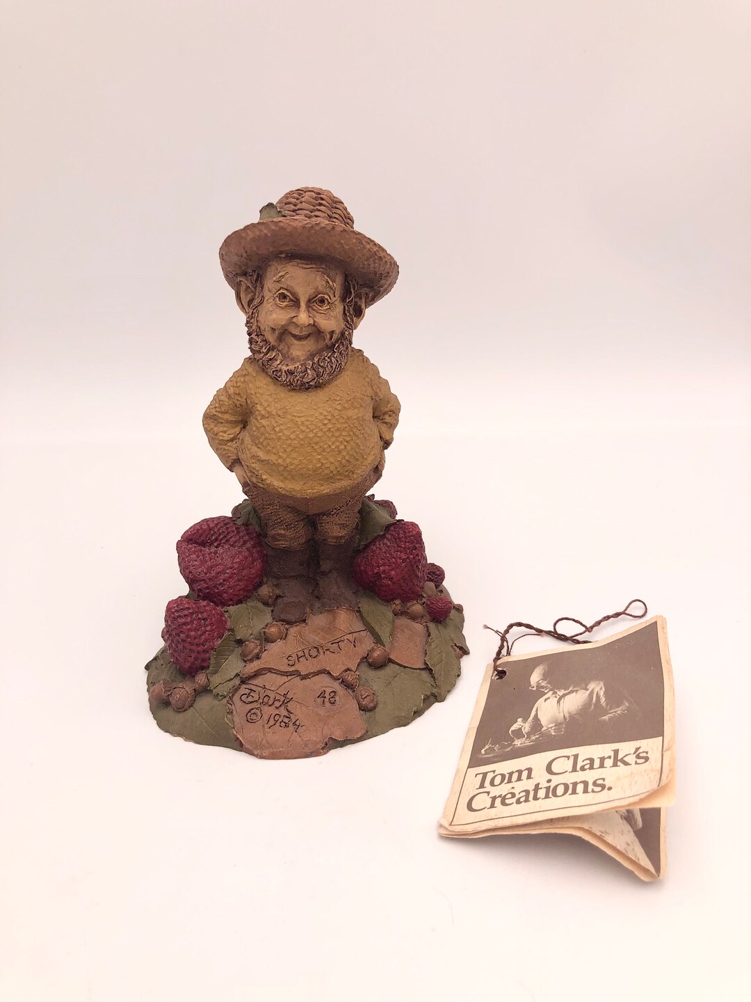 Vintage Tom Clark Irish Gnome Leprechaun Resin Figurine Shorty #1046 ...