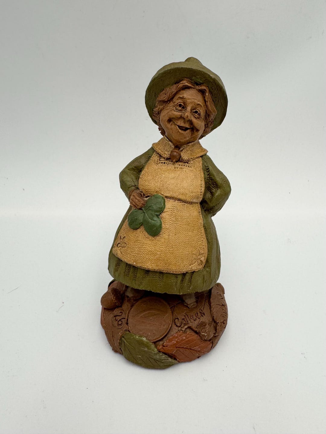Vintage Tom Clark Irish Gnome Leprechaun Resin Figurine COLLEEN #26 ...