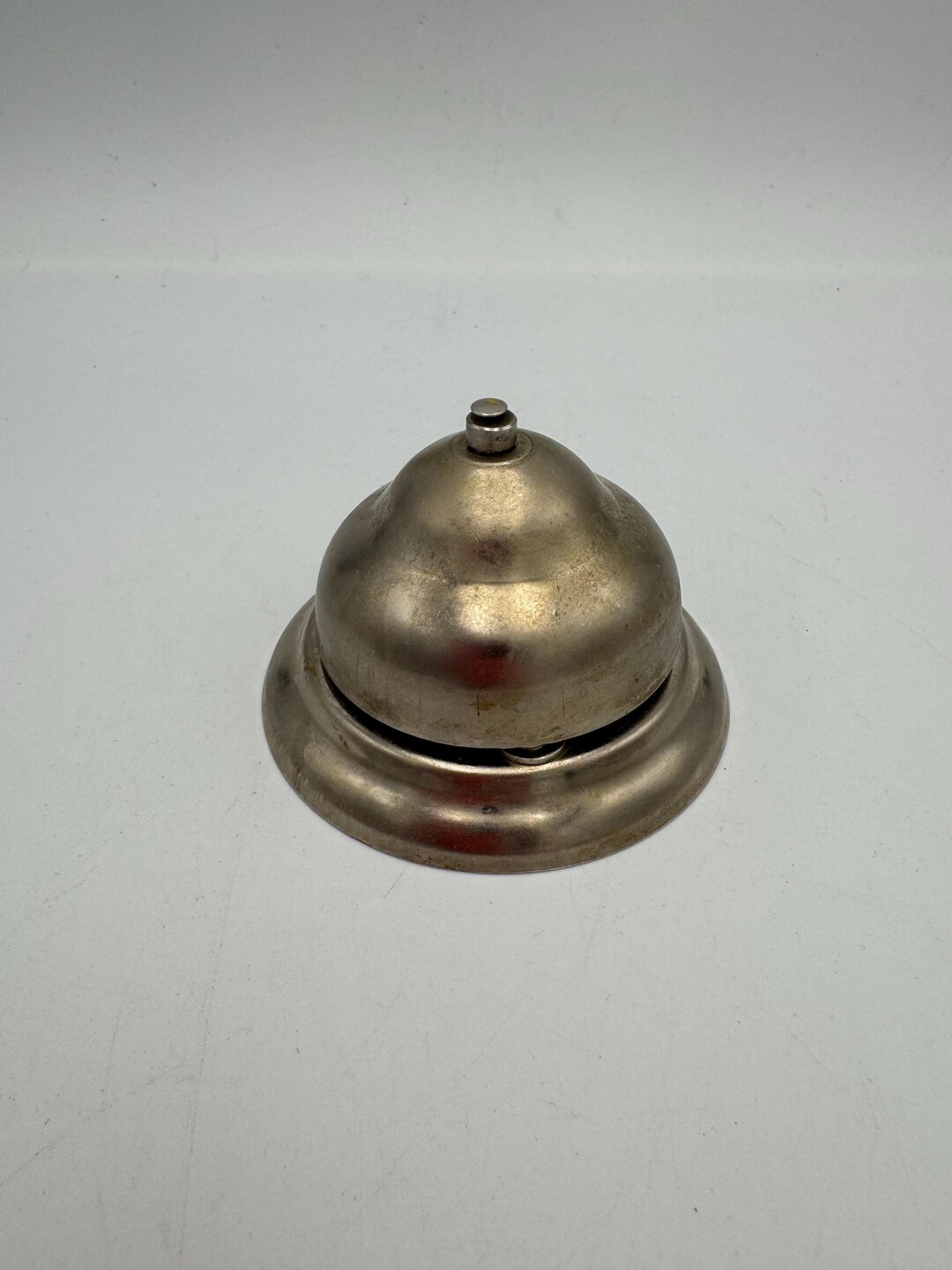 Vintage Counter Bell - Dome-shaped Metal Bell - Front Counter - Office ...