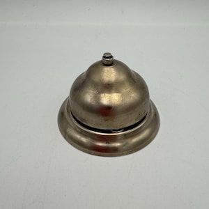 Vintage Counter Bell - Dome-shaped Metal Bell - Front Counter - Office ...